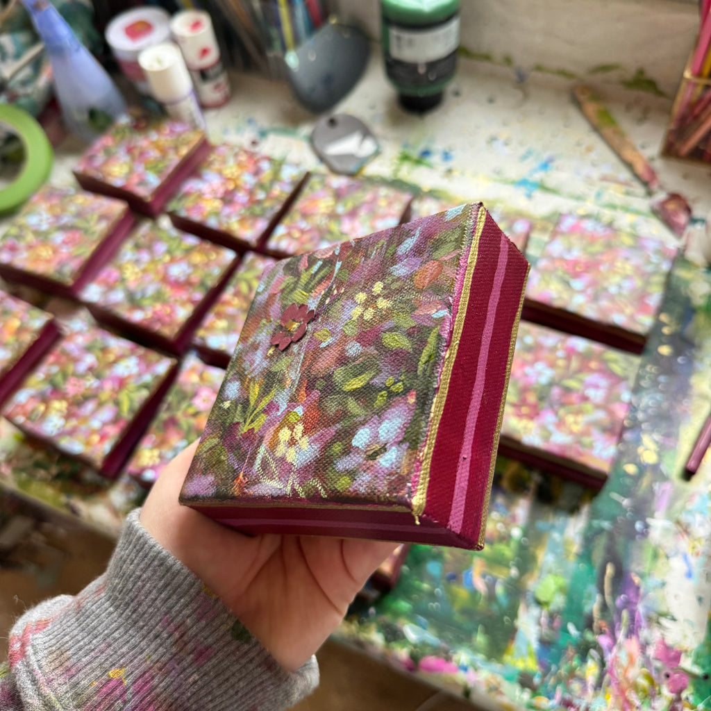Mini Abstract Garden Original Painted Canvas #15 – KT's Canvases