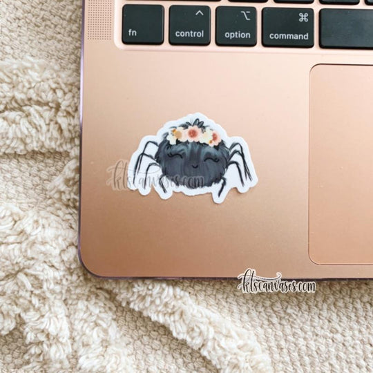 Mini Spider Sticker – KT's Canvases