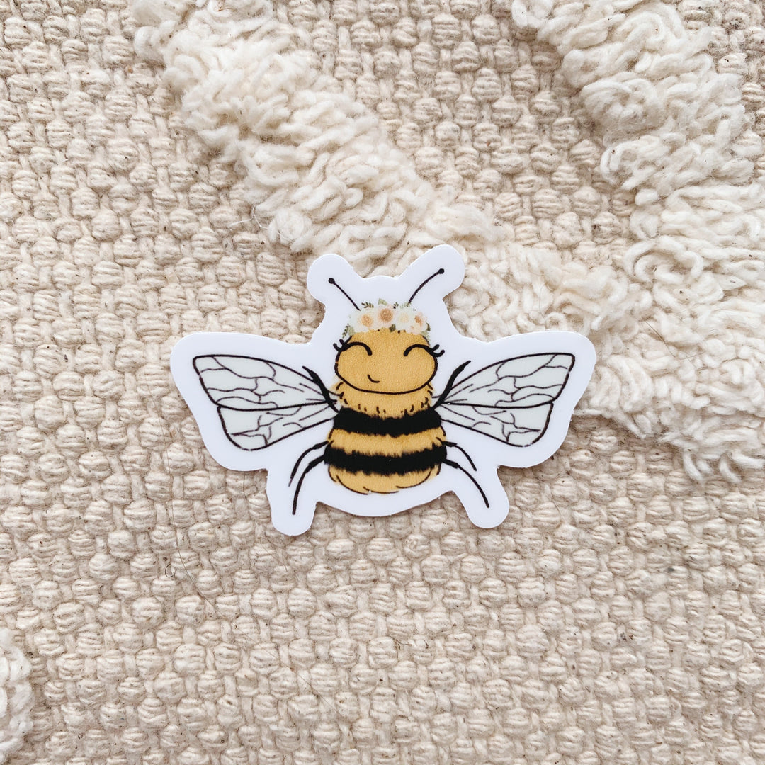 Mini Bee Sticker – KT's Canvases
