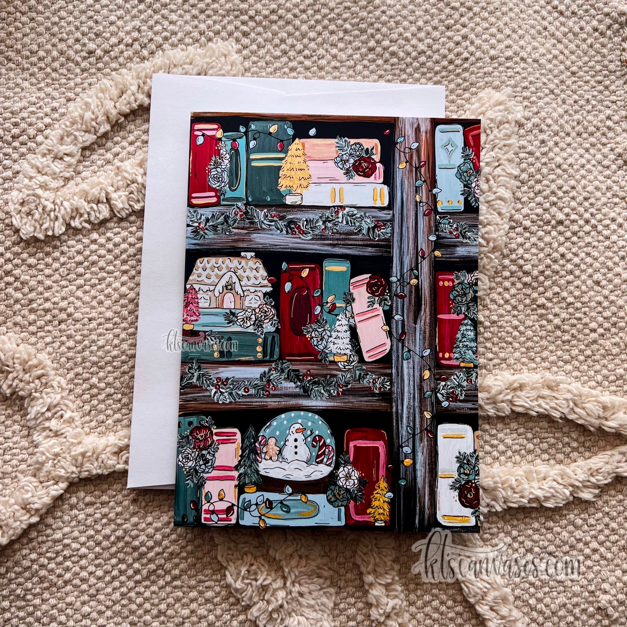 Bookshelf Collection Card Set of 4 – KT's Canvases